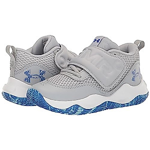 Under Armour Unisex Pre School Zone Basketball 2, (102) Mod Gray/Midnight Navy/Team Royal, 2, US