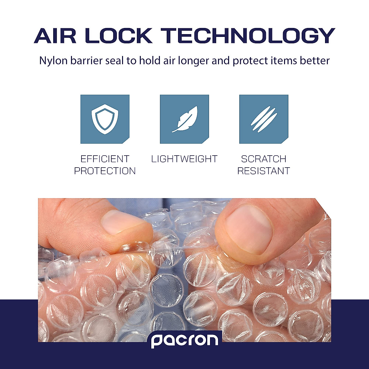 Protective Bubble Cushioning Wrap Roll - 225FTx12IN Multipurpose Clear Bubble Roll for Packing, Scratch Resistant - 3/16 Dense Bubble Packing Wrap for Moving and Shipping, Perforated Every 12IN