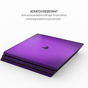 Purple Burst Full Faceplates Skin Decal Wrap with 2 Piece Lightbar Decals for PlayStation 4 Pro