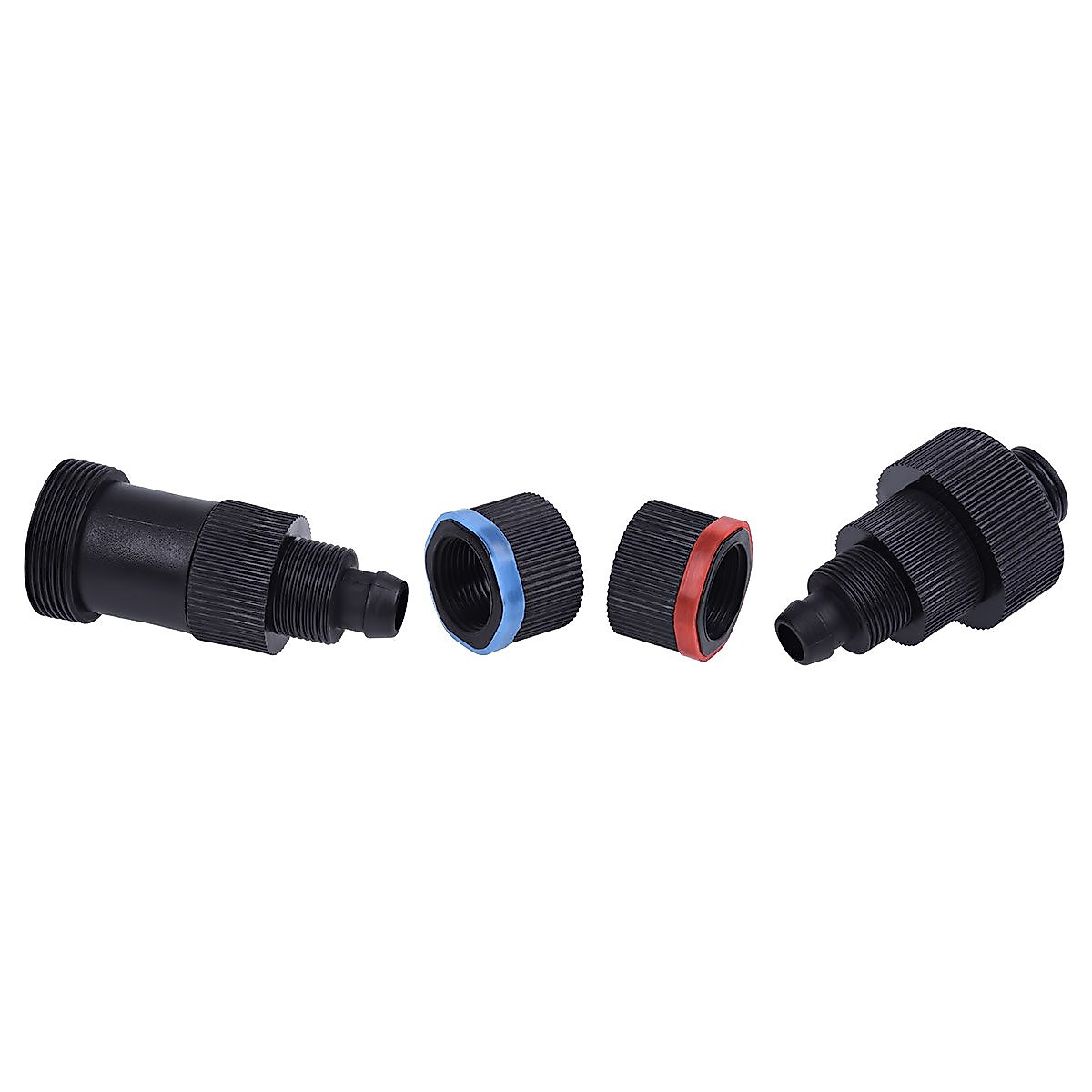 Alphacool HF Quick Release Connector Kit 11/8mm, Black