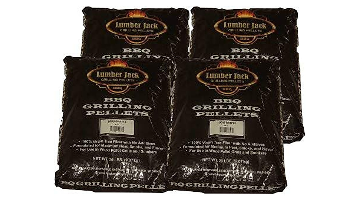 Lumber Jack 80-Pound Pellet Assortment for Perfect BBQ Smoke
