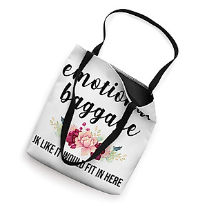 Emotional Baggage Funny Women's Tote Weekender Flower Bag Tote Bag