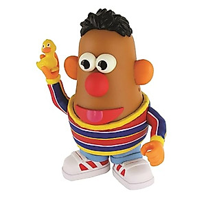 Poptaters Sesame Street Bert or Ernie - Includes 1 Character, Style Selected at Random, 14 Removable, Interchangeable Facial and Body Parts Including 1 Surprise Potato Head Piece - for Ages 8 and up