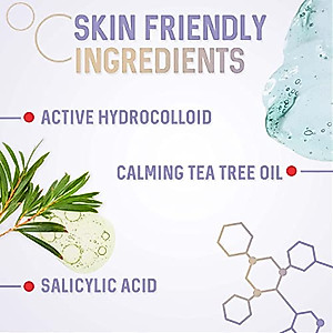 KEYCONCEPTS Pimple Patches (120 Pack), Salicylic Acid Acne Patches with Tea Tree Oil - Pimple Patches for Face - Zit Patch and Pimple Stickers - Salicylic Acid Acne Dots for Acne - Zit Patches