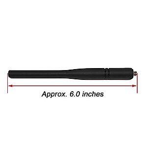 VHF Antenna Compatible for Motorola XPR3500 XPR3300 XPR7550 XPR7350 XPR7580 XPR7380 XPR7550e XPR7580e XPR7350e XPR7380e XPR3500e XPR3300e PMAD4117 PMAD4117A 136-174 MHz (2 Pack)