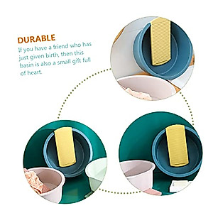 Veemoon 1 Set Baby Suits Plastic Tubs Baby Kit A Washboard Tub Small Washboard Laundry Basin with Washboard Washbasin Newborn Washing Supplies Washboard for Hand Washing Baby Clothes Sink