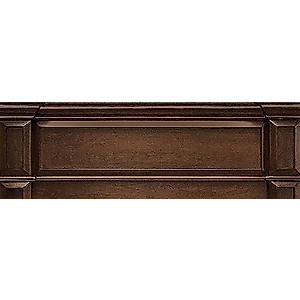 Duluth Forge Dual Fuel Ventless Gas Fireplace System with Mantle, Thermostat Control, 5 Fire Logs, Use with Natural Gas or Liquid Propane, 26000 BTU, Heats up to 1350 Sq. Ft., Gingerbread Finish