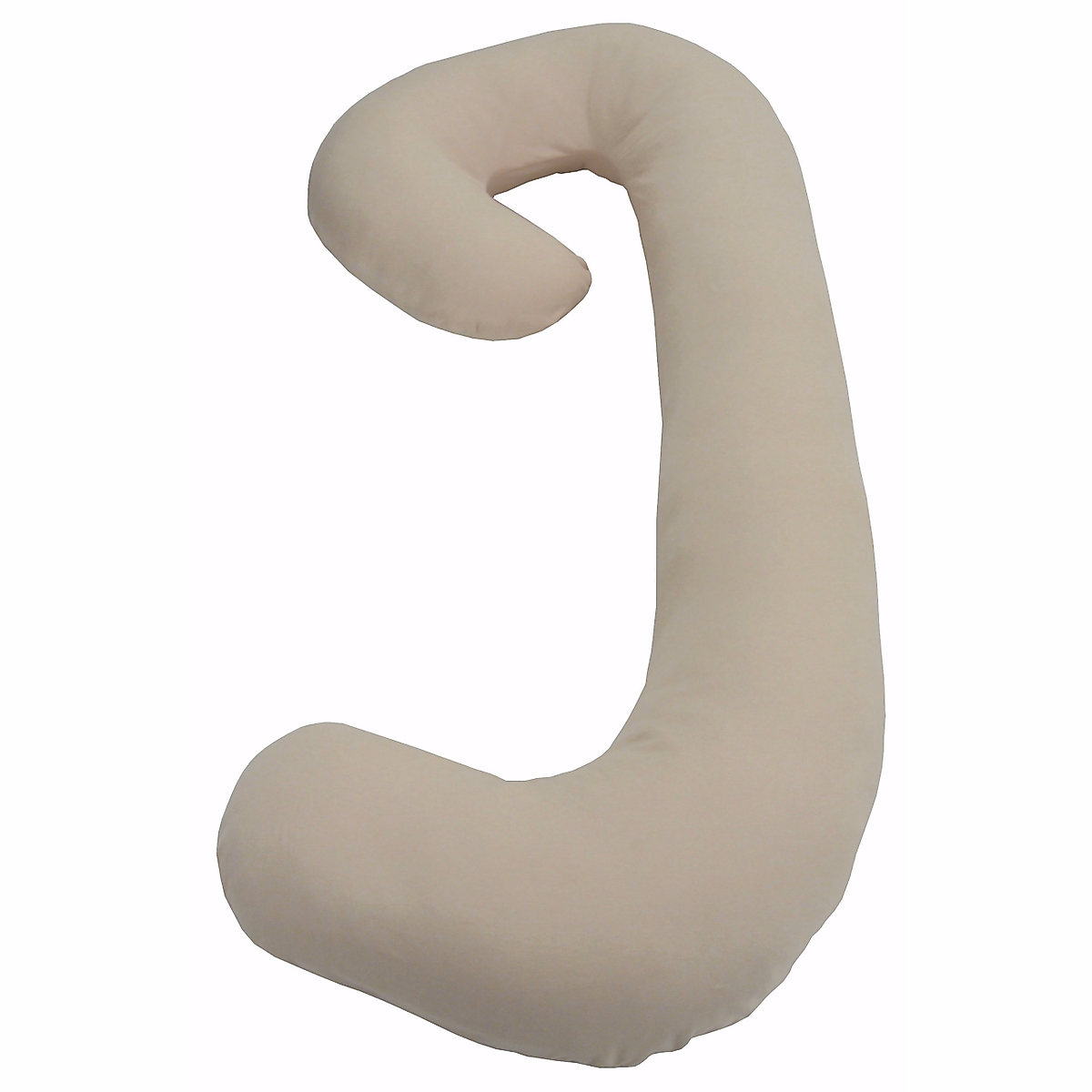 Snoogle Chic Jersey - Snoogle Replacement Cover ONLY, NOT Pillow with Zipper for Easy Use - Sand