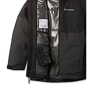 Columbia Boys Alpine Action Ii Jacket, Black Heather, Black, Medium