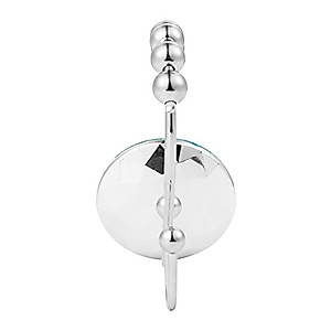 Stainless Steel Rust Resistant Double Hooks Glide Shower Ring Hangs for Both Shower Curtain and Liner 12-Pack (Aqua Blue)