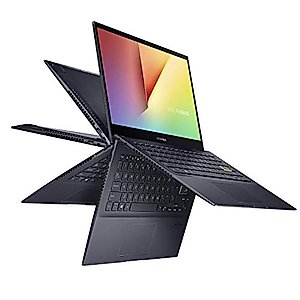 Asus VivoBook Flip 14 Thin and Light 2-in-1 Laptop, 14 FHD Touch Display, AMD Ryzen 7 4700U, 8GB DDR4 RAM, 512GB SSD Glossy Stylus Windows 10 Home Fingerprint Reader TM420IA-DB71T (Renewed)
