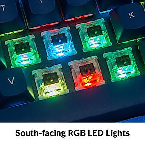 Keychron Q5 RGB QMK/VIA Programmable Macro Wired Custom Mechanical Keyboard with Hot-Swappable Gateron G Pro Brown Switch, 96% Layout Full Aluminum Double Gasket for Mac Windows Linux(Blue)