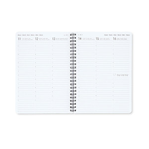 Legami - Spiral Large Weekly Planner, 12 Months, from January 2024 to December 2024, Folding Planner 2024/2025, Elastic Closure, Final Pocket, Address Book, 15 x 21 cm, Travel Theme