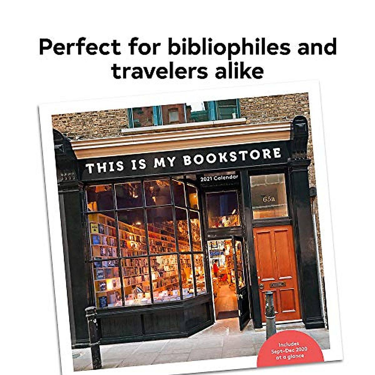 This Is My Bookstore 2021 Wall Calendar: (12-Month Calendar for Book Lovers, Bookshop Photography Monthly Calendar)