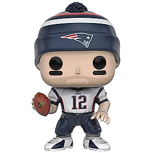 POP Football: Patriots - Wave 3 Tom Brady Funko Vinyl Figure (Bundled with Compatible Box Protector Case)