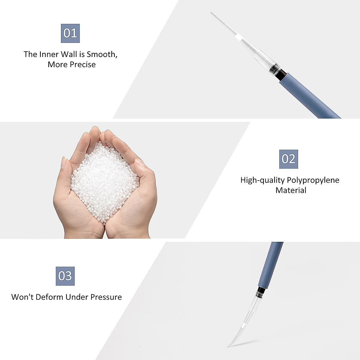 Filtered Pipette Tips, Universal Filtering Pipette Tips, DNse/RNase Free (10 Racks,960 Tips) (1-200ul)