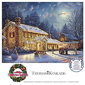 Ceaco - Thomas Kinkade - Holiday Movies - National Lampoons Xmas Vacation - 300 Piece Jigsaw Puzzle