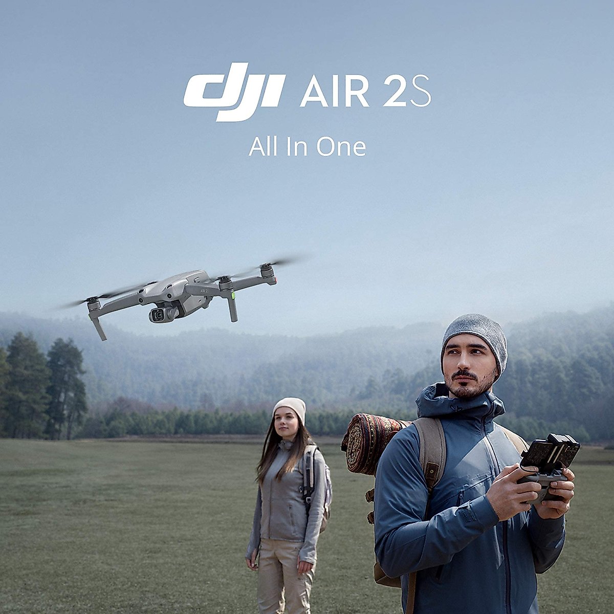 DJI Air 2S Drone Fly More Combo with Remote Controller (Renewed)