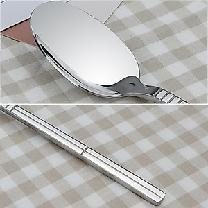 Saedy Stainless Steel Dinner Spoon/Table Spoon Sets, 7.8 Inches, 12-piece