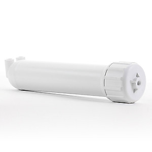 Hydronix MH03-1812WH Reverse Osmosis Membrane Housing for 30, 50, 75, 100, 125 GPD 12" membranes - White, 1/8" NPT Ports