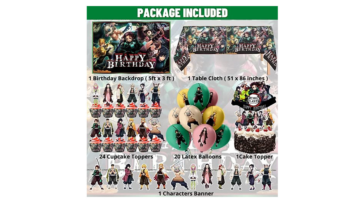 Nelton Birthday Party Supplies - Complete Party Set