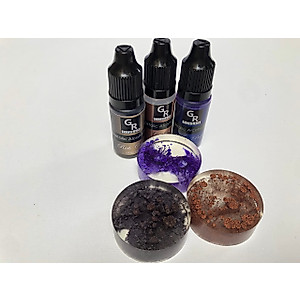 Metallic Alcohol Ink Set -26 Metallic Colors Alcohol Based Ink for Resin Art, Fluid Art,Resin Craft,Resin Petri Dish，Alcohol Ink Paint for Yupo,Tumbler (Metallic 26 color set)