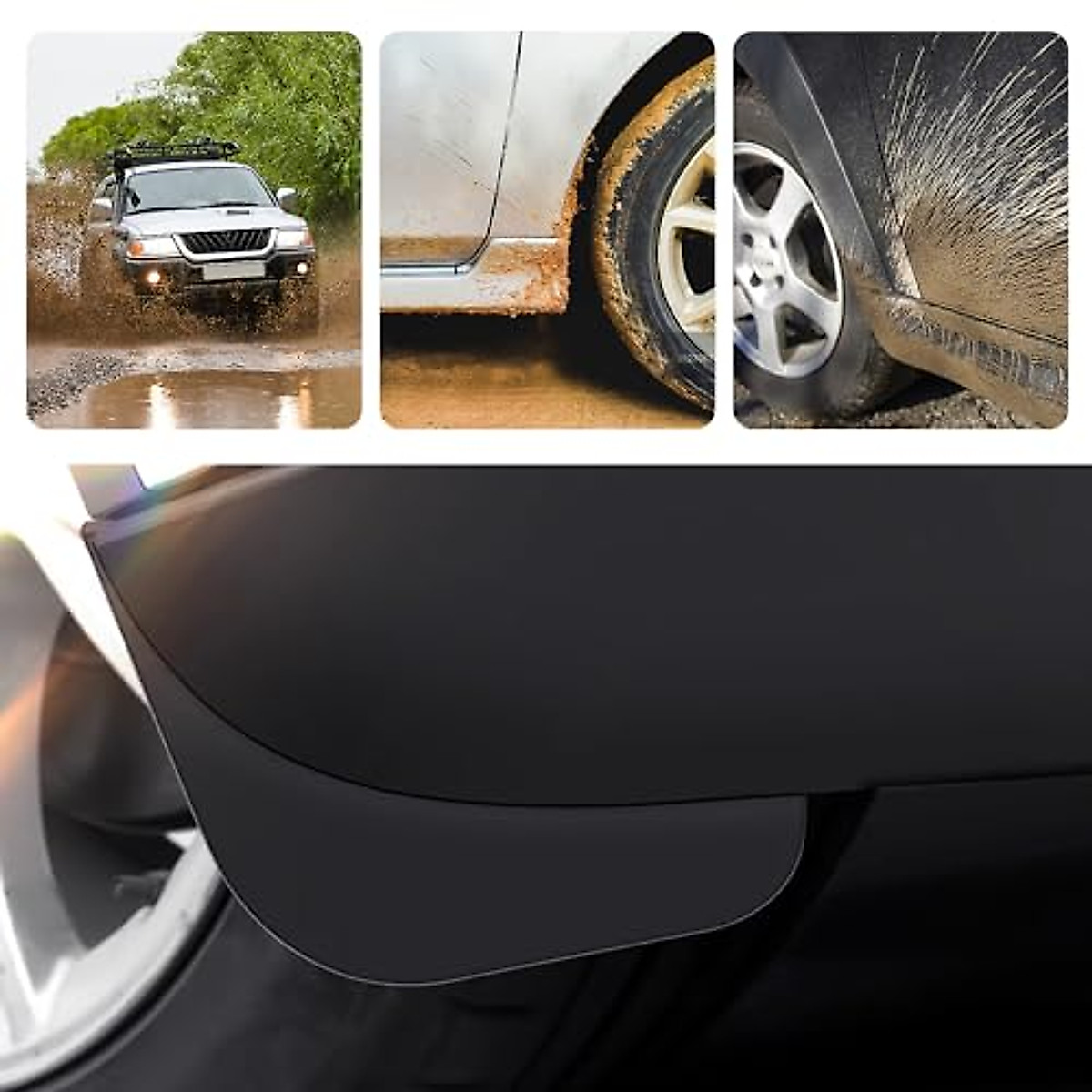 Topfit for Tesla Model Y Mud Flaps Car Mud Guards Defender Wheel Tire Mud Flaps Splash Guard for Tesla Model Y Accessories (Set of 4)