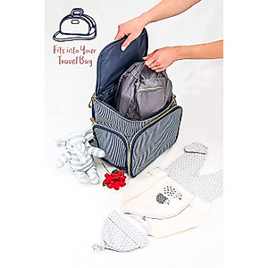 Hospital Bags for Labor and Delivery - Postpartum Essentials for Mom Underwear L/XL Pre Packed Set Gray