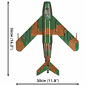 Cobi toys 588 Pcs Cold War /5825/ Mig-17F (LIM-5) East Germany Air Force