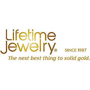 LIFETIME JEWELRY 1mm Gold Rope Chain for Men & Women 24k Real Gold Plated Diamond Cut Gold Necklace for Women (18 inches - gold)