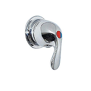 Scandvik 10500P Compact Single Lever Shower Control Mixer Chrome Finish