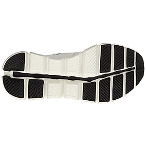 On Women's Cloud X 3 Sneakers, White/Black, 6 Medium US