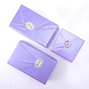 MR FIVE 60 Sheets Metallic Purple Tissue Paper Bulk,20" x 14",Purple Tissue Paper for Gift Bags,Purple Gift Wrapping Tissue Paper for Birthday Halloween Christmas