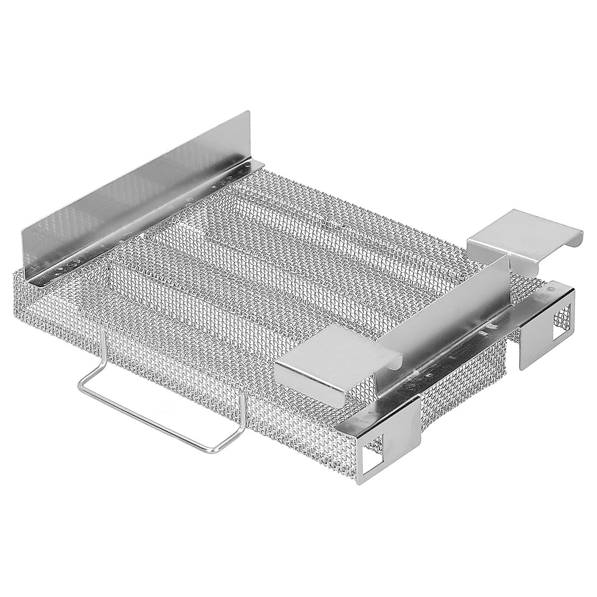 High M Shaped BBQ Cold Smoke Generator for Grilling Meat and Veggies, Stainless Steel Smoker Tray for Cold/Hot Smoking