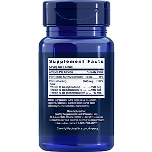 Life Extension Super K, 90 Softgels (Pack of 2)