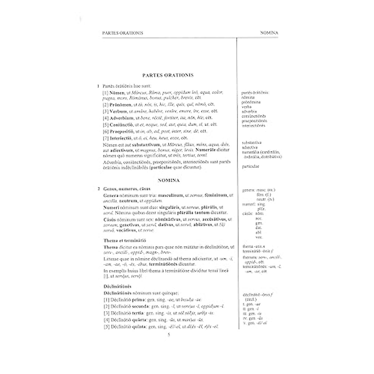 Lingua Latina per se illustrata. Pars I: Familia Romana, Grammatica Latina (Latin Edition)