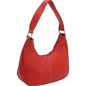 Le Donne Classic Hobo Handbag, Red