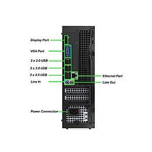 Dell OptiPlex 3020 SFF Computer Desktop PC, Intel Core i5 Processor, 8GB Ram, 500 GB Hard Drive, New Dell 24" LCD Monitor,Wireless Keyboard & Mouse,Wi-Fi & Bluetooth, Win 10 Pro (Renewed)