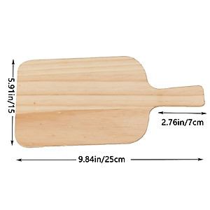 CYH Beech Bread Cutting Board Wooden Pizza Board Children's Fruit Salad Cutting Board Wooden Pizza Board Baking