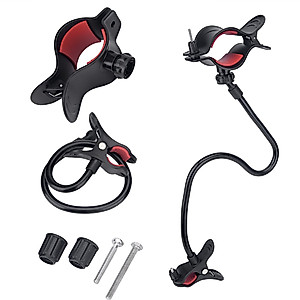 Feeding Bottle Holder Black ABS New Hands Free Adjustable Kids Baby Water Milk Feeding Bottle Holder Clamp Bracket for Baby