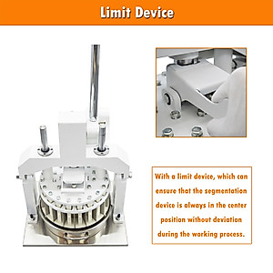 INTSUPERMAI Manual Dough Divider Rounder Machine 36pcs Commercial Dough Cutter Divider TableTop Hydraulic Hand Dough Cutter Bread Maker Lump Spacer Bakery