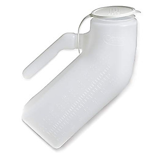 Carex Portable Urinal For Men - Male Urinal and Travel John - Plastic Urinal