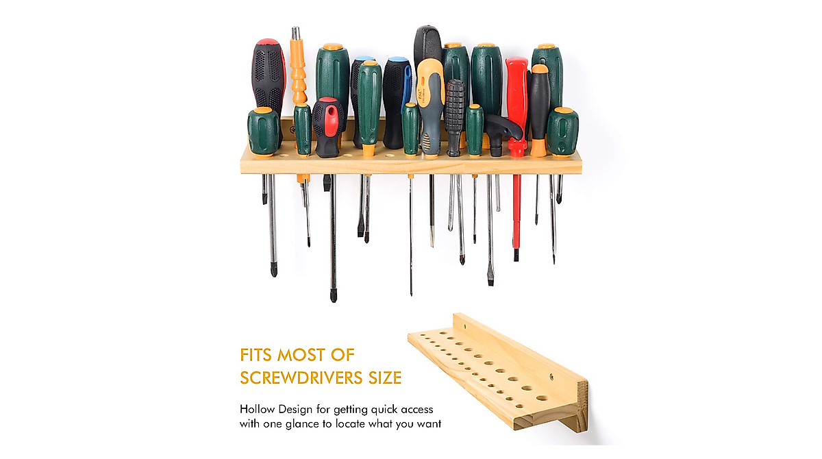Wall Mounted Tool Organizer - Keep Tools Neat & Tidy