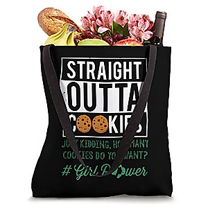 Straight Outta Cookies Girls Cookie Dealer Scouting Scout Tote Bag