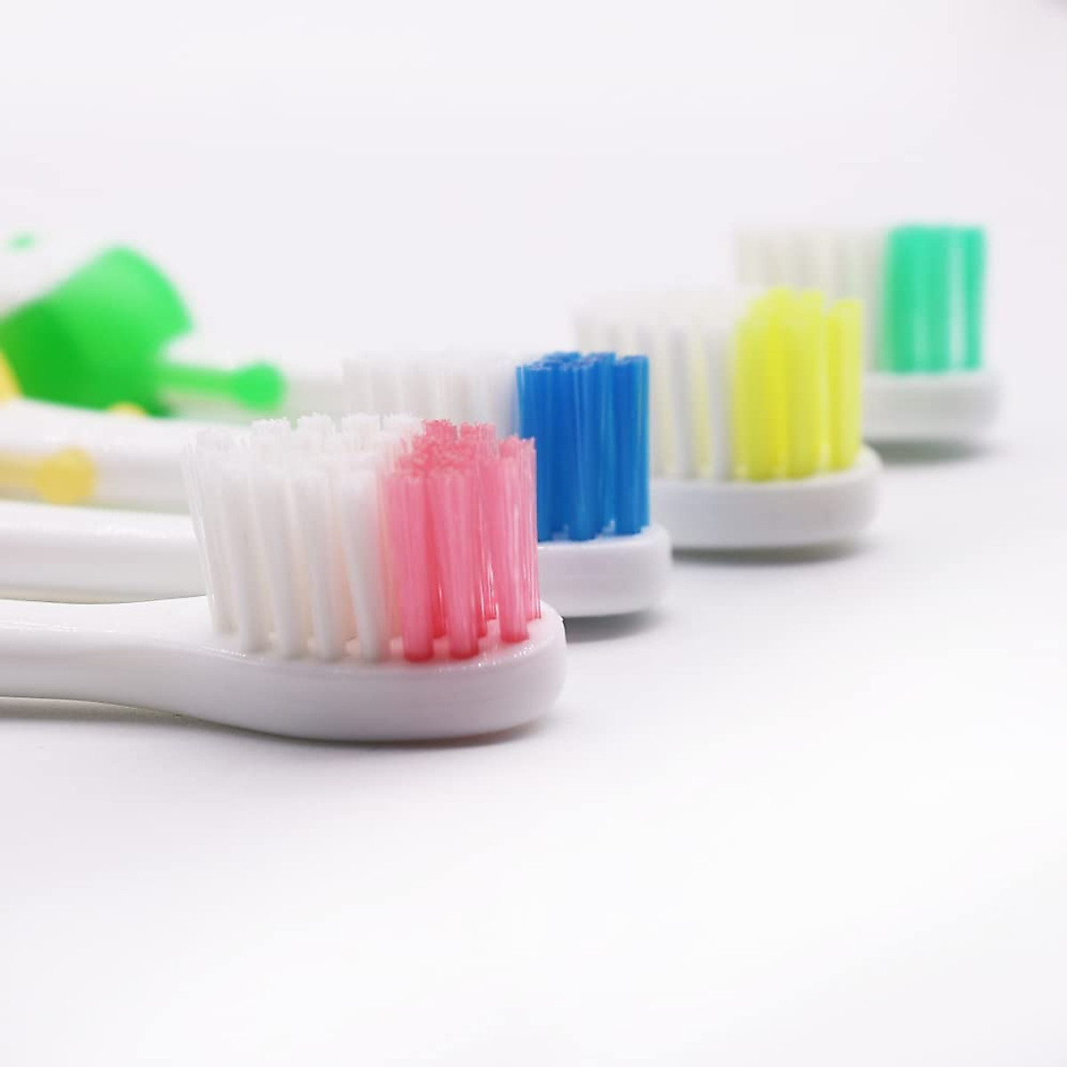 Clypolly Kids Bee Toothbrush, Soft Bristle Individually Wrapped Toothbrushes, Child Sized Brush Head, for Toddlers Girls and Boys 3-12 Years Pack of 12