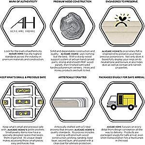 Alveare Home Adler Home Office Writing Desk, Oak
