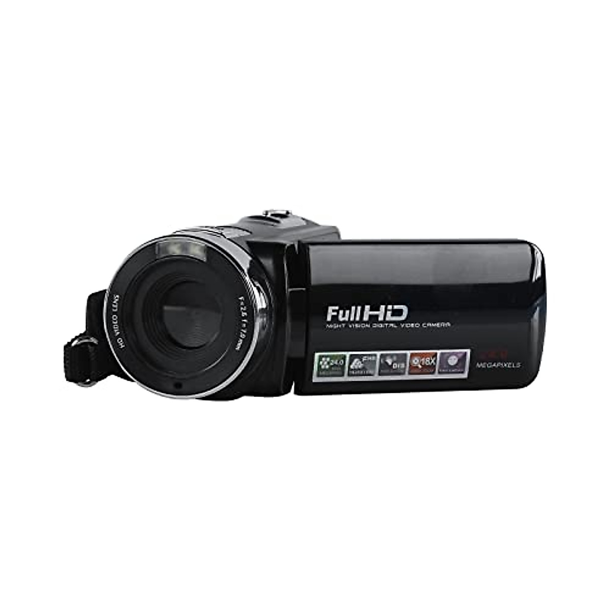 Digital Cameras for Photography, 4K UHD 30FPS 18X Digital Zoom, USB Output, with Beauty Function, 3in Large LCD Screen HD 1080p