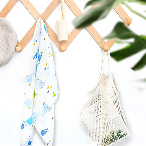 Muslin Swaddle Blankets Neutral Receiving Blanket for Boys and Girls Soft Whale Print Muslin Swaddling Blanket 47 x 47 inches