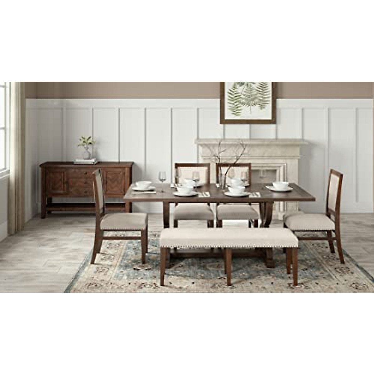 Jofran Fairview Backless Dining Bench