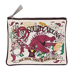 Catstudio University of South Carolina Collegiate Zipper Pouch Purse | Holds Your Phone, Coins, Pencils, Makeup, Dog Treats, & Tech Tools